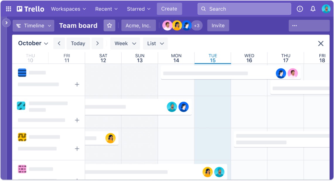 Trello Style Homepage