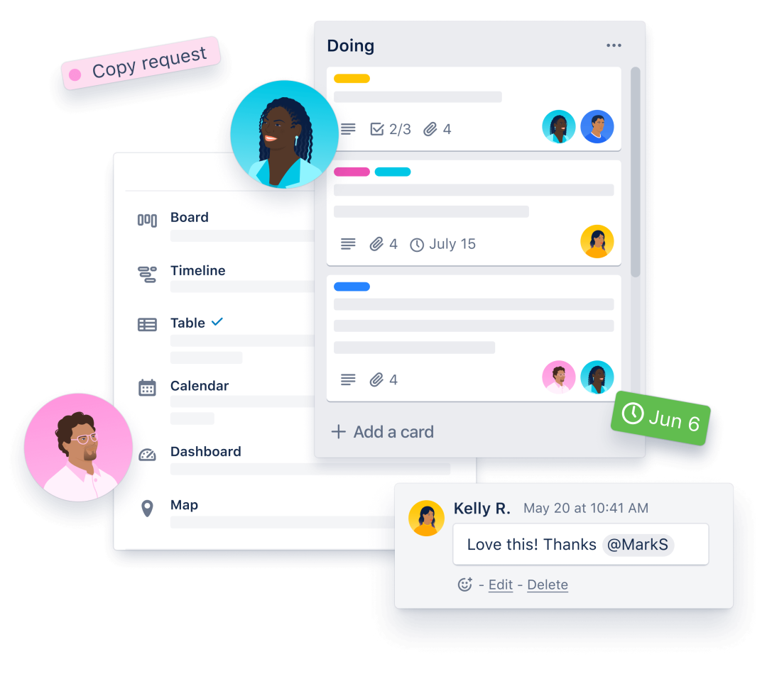 Trello Style Homepage
